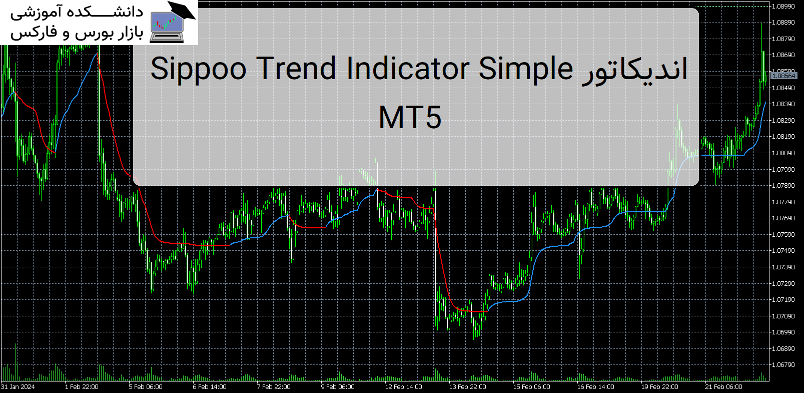 Sippoo Trend Indicator Simple اندیکاتور MT5 - دانشکده آموزشی بازار بورس و فارکس